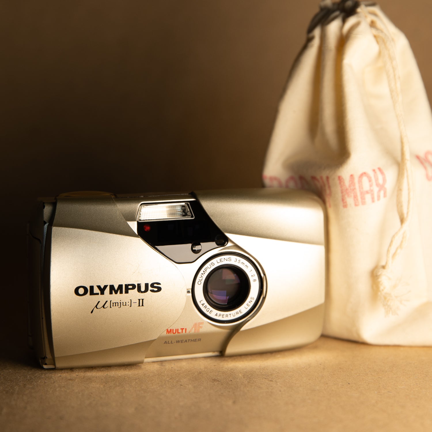 Olympus Mju II in Champagne 35mm Point and Shoot Film Camera – Cameras By Max Ltd
