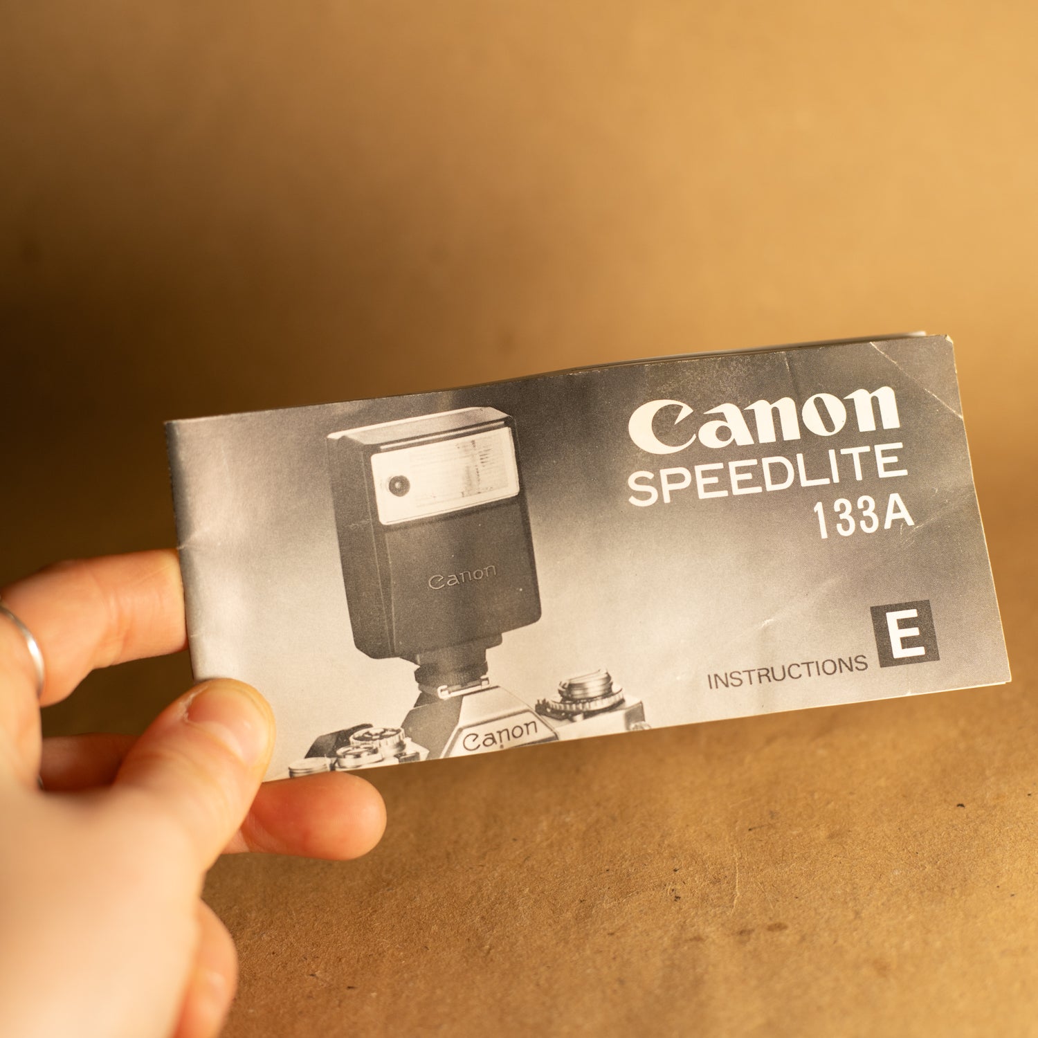 Original Canon Speedlite 133A Instruction Manual – Cameras By Max Ltd