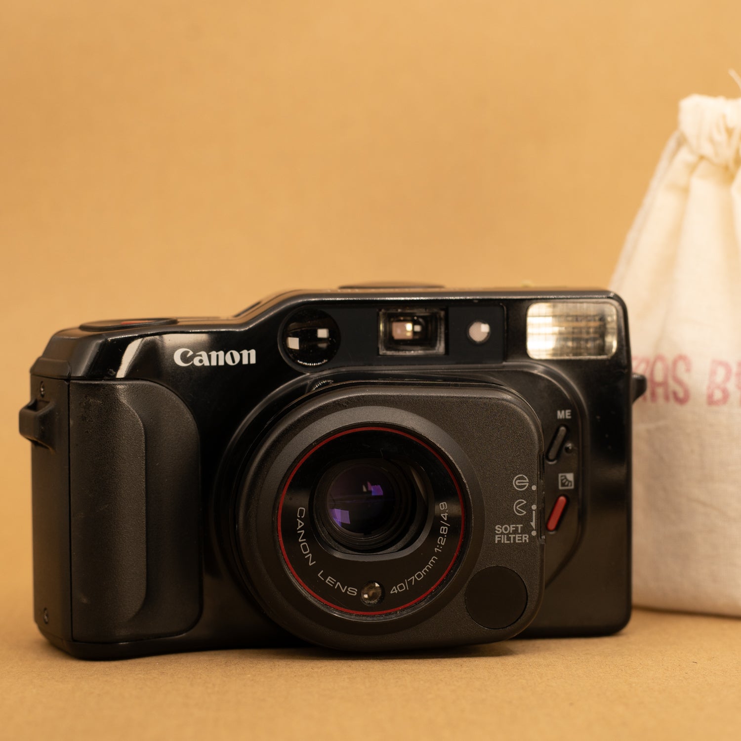 Canon Sure Shot Tele 35mm Film Camera with Roll of Film - Refurbished ...