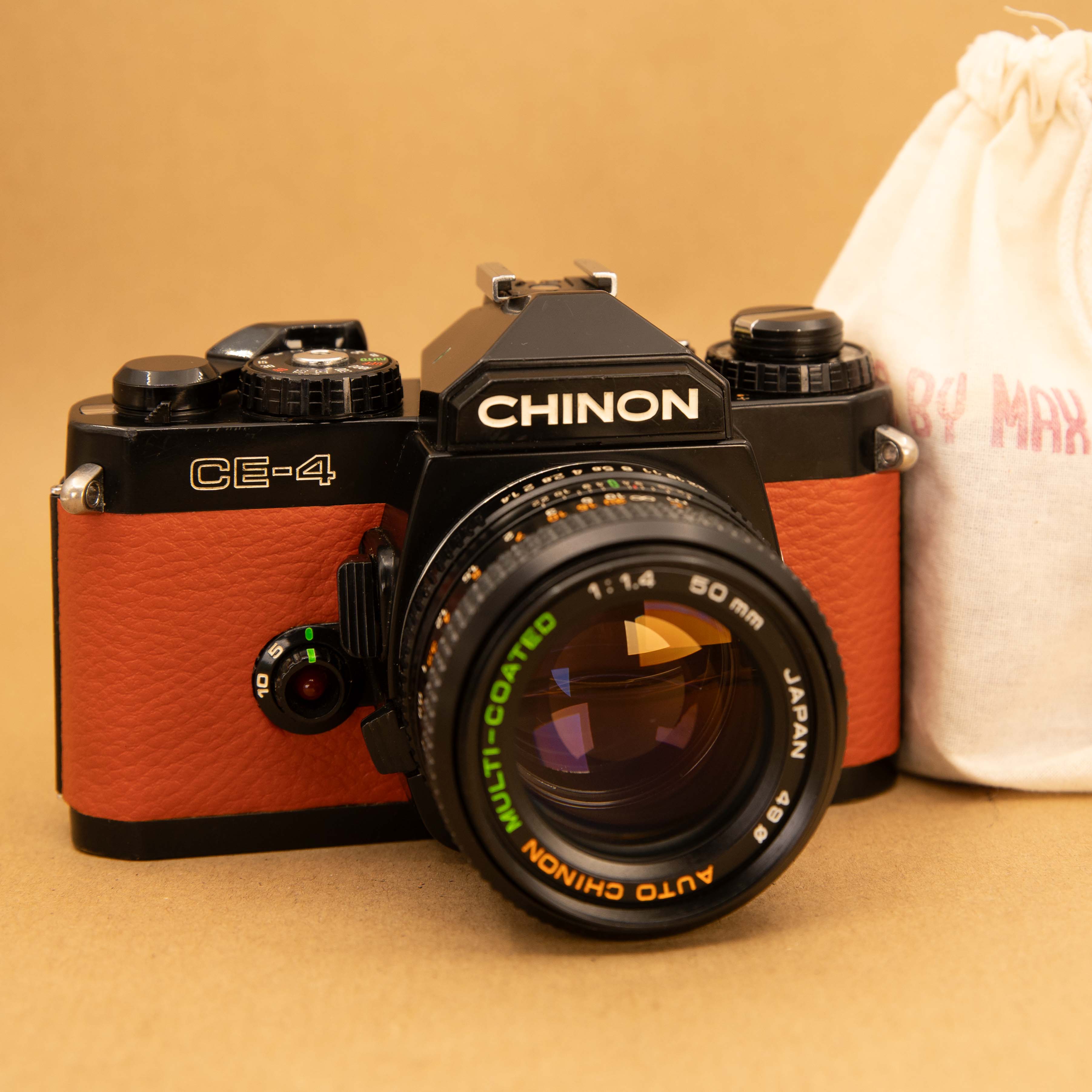 Chinon CE-4 with 50mm f/1.4 Lens 35mm SLR Film Camera - Refurbished ...