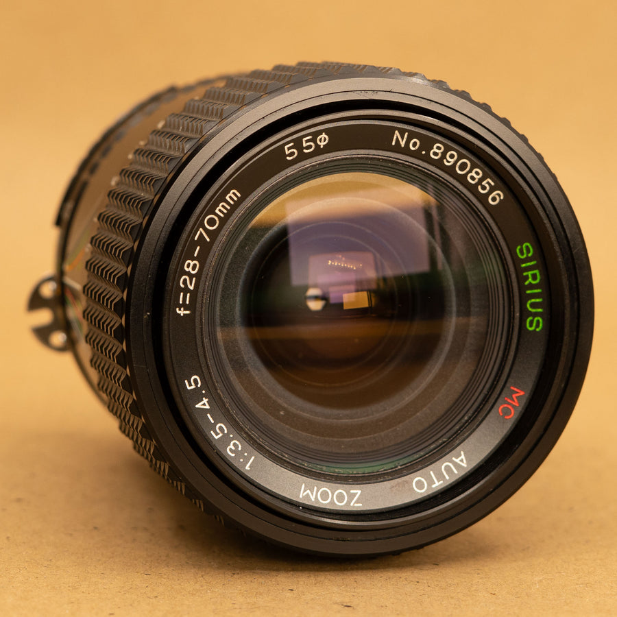 Sirius 28-70mm f/3.5-4.5 Lens for Nikon AI Mount – Cameras By Max Ltd