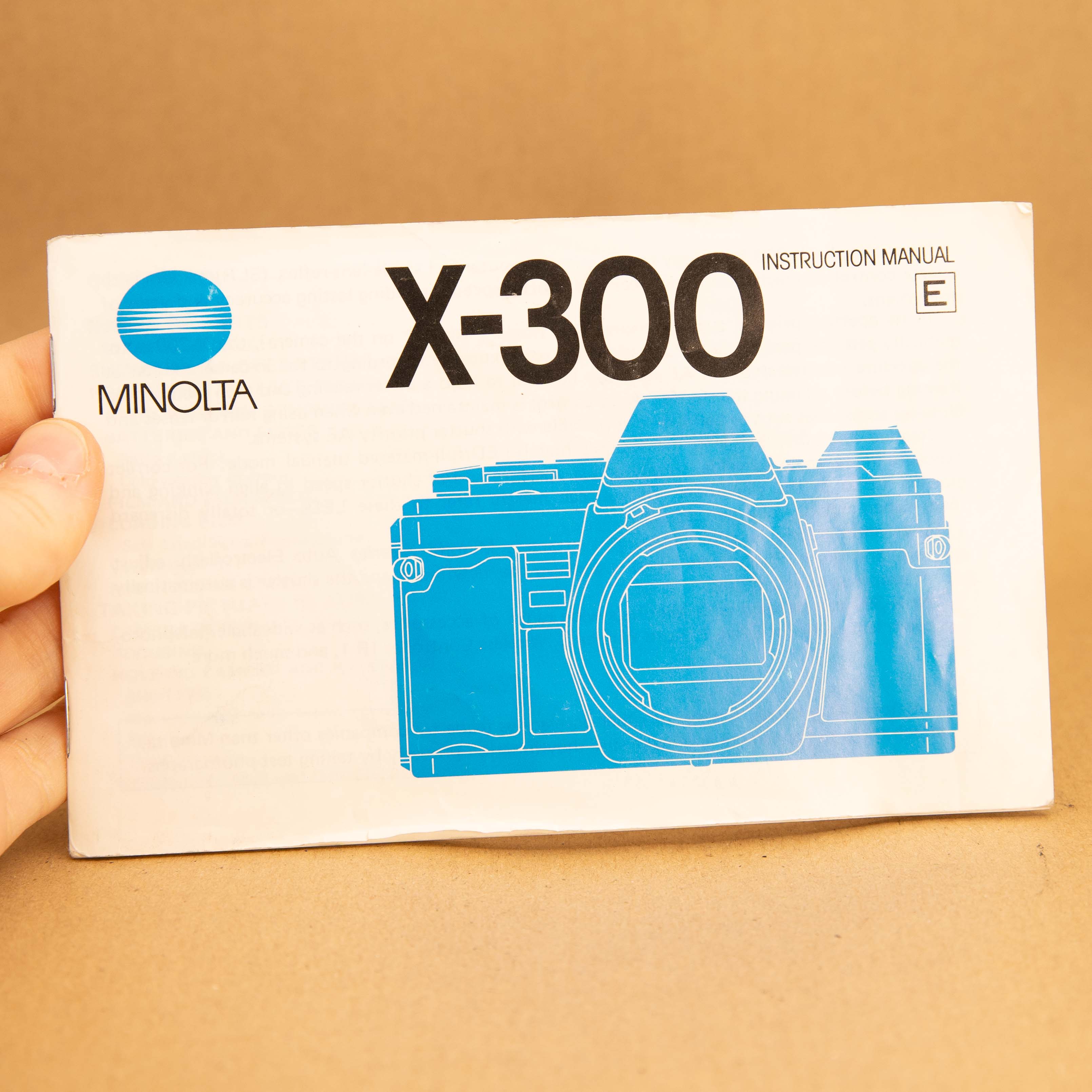 Original Minolta X-300 Instruction Manual – Cameras By Max Ltd