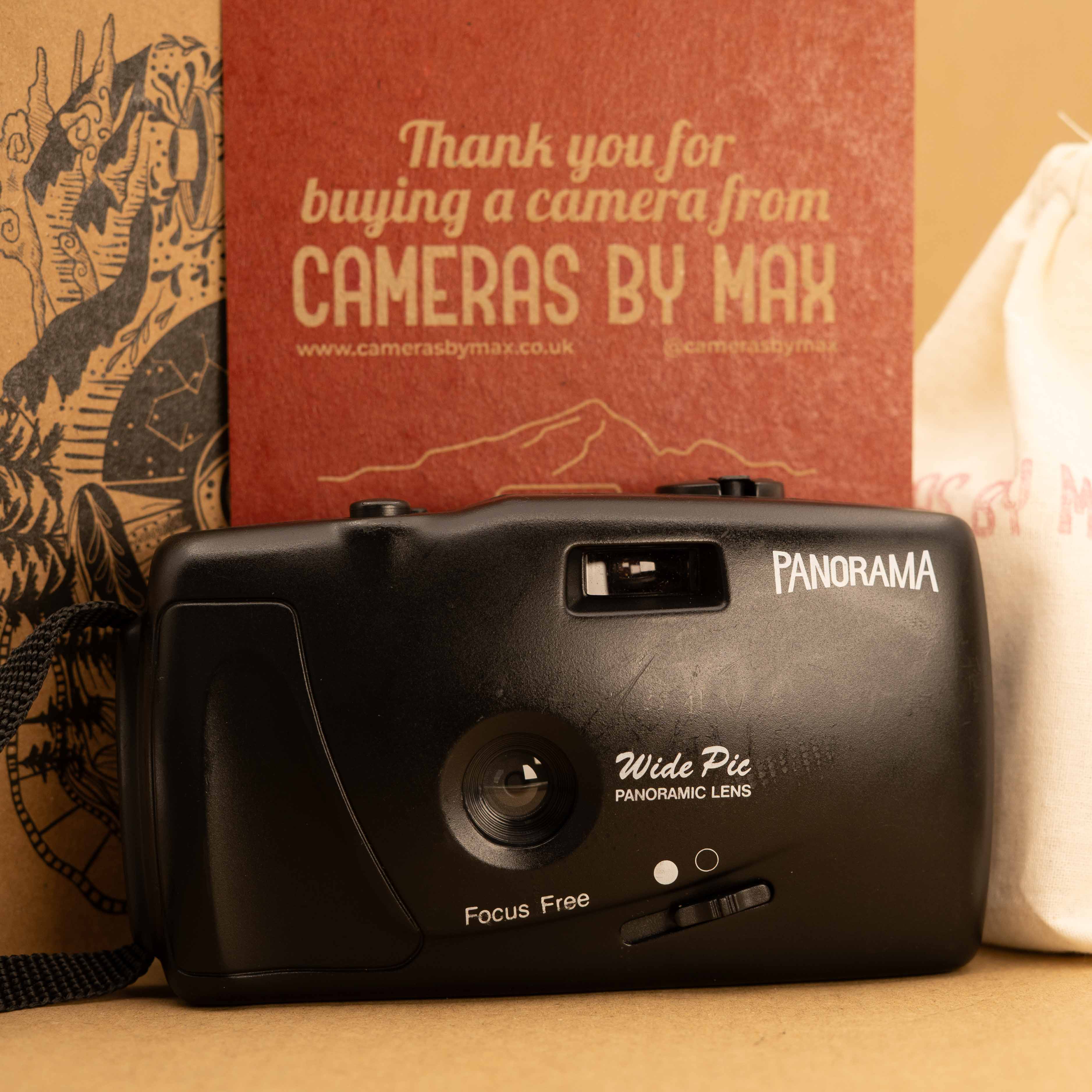 Panoramic 35mm Film Camera Gift Set for Beginners with Roll of Film ...