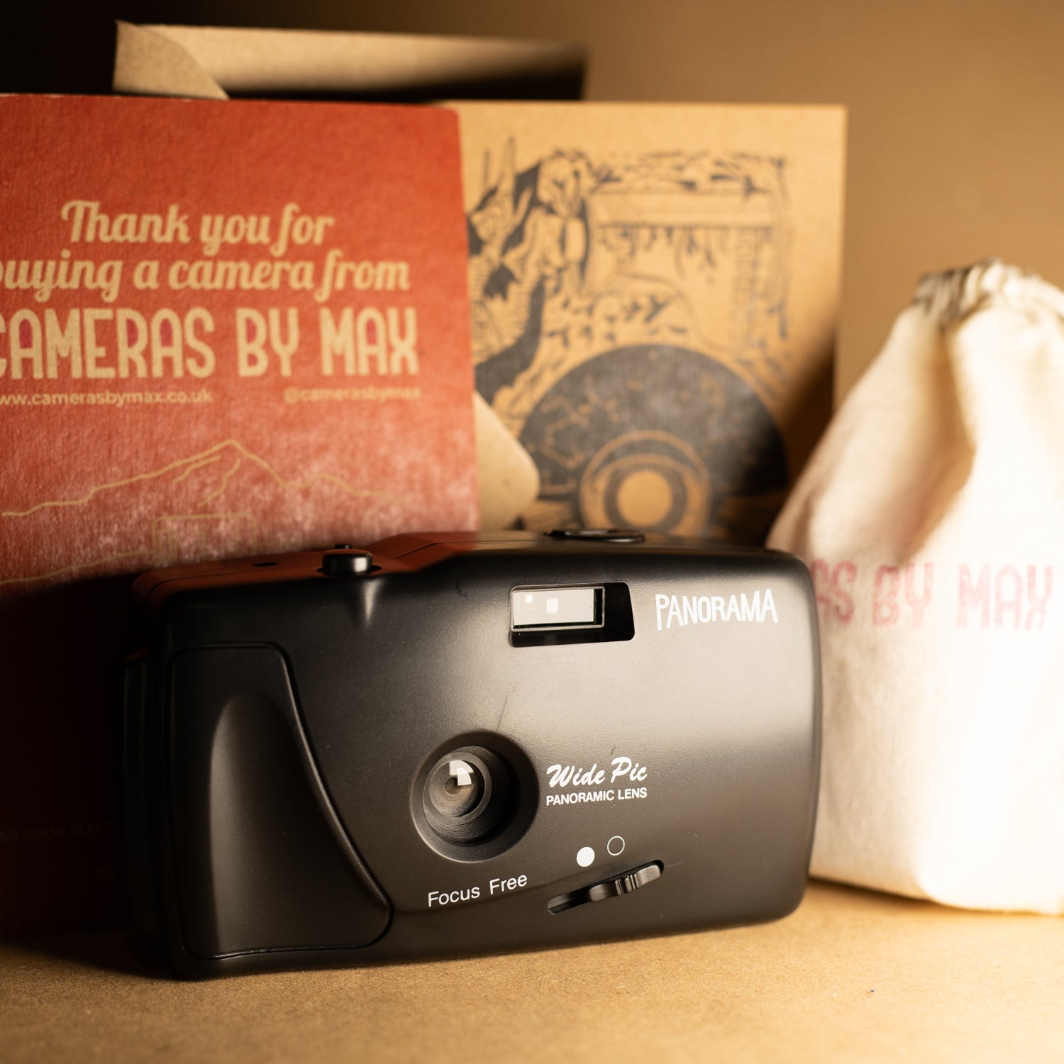 Panoramic 35mm Film Camera Gift Set for Beginners with Roll of Film ...