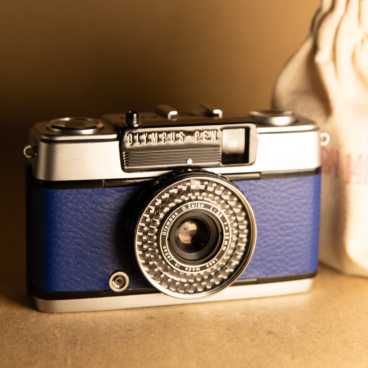 Blue Olympus Pen EE-3 Half-frame 35mm Film Camera - Fully Serviced ...