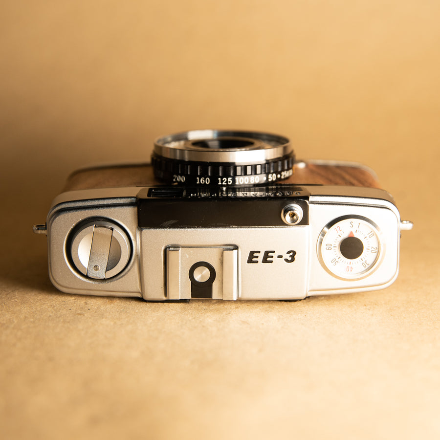 Wood Olympus Pen EE-3 Half-frame 35mm Film Camera - Fully Serviced – Cameras By Max Ltd